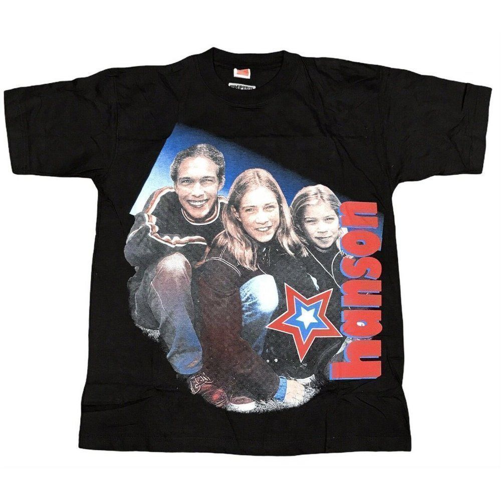 Hanson Rare Vintage Dead Stock 1990's Bootleg Rap Tee… - Gem